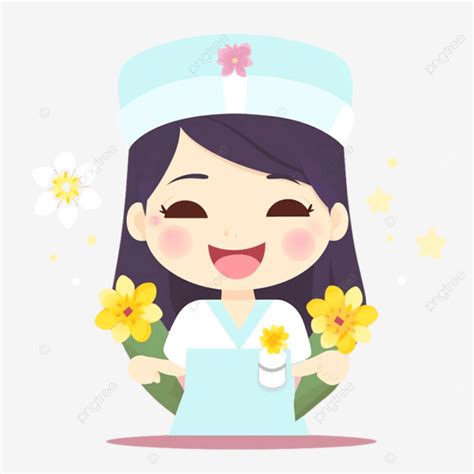 護士節頭像 可愛 動漫 扁平png去背圖片素材免費下載，免摳圖設計圖案下載 Pngtree Nurses Day Avatar