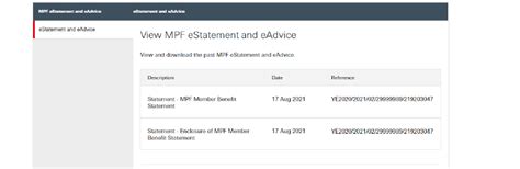 Empf Member Benefit Statement Hsbc Hk