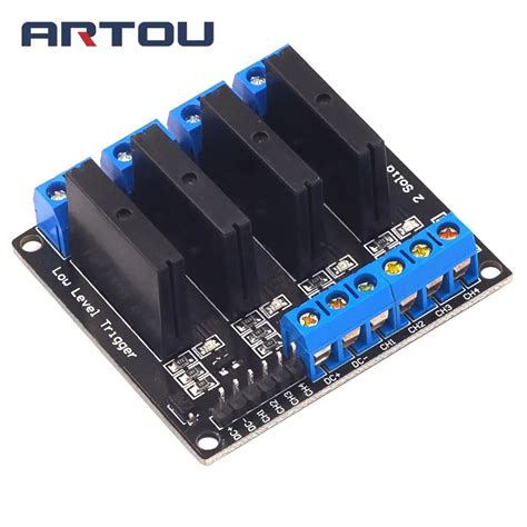V Channel Solid State Relay Module Low Level Trigger DC DC V A Output With Resistive