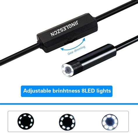 Wireless Endoscope 1200p Semi Rigid Wifi Borescope Grandado