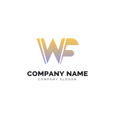 Premium Vector Wf Logo