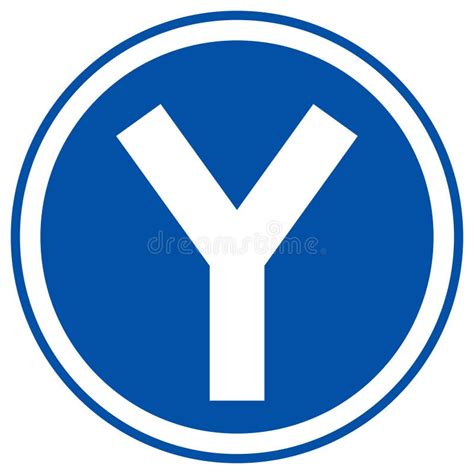 Y Junction Road Sign Stock Illustrations 88 Y Junction Road Sign