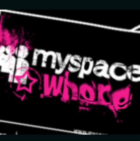 The Logo For Myspace Whos In Pink And Black With White Letters On It