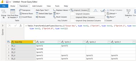 Solved Consolidate Values From Unknown Of Columns Jira