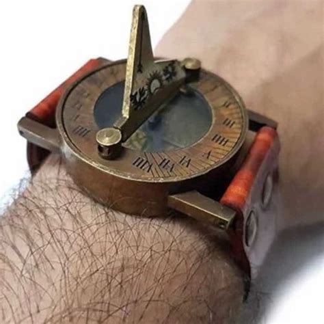 Brass Brown Wrist Watch Compass Sizediameter 8 Inch At ₹ 1500piece In Roorkee
