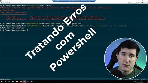 Tratativa De Erro Com Powershell