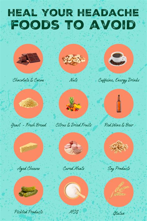 Heal Your Headache Foods To Avoid For People With Migraine Foods To