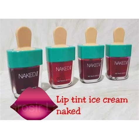 Jual Terlaris Lip Tint NAKED Ice Cream Fruit Lipstick Water Shopee