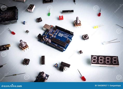 Smart Microcontroller Arduino Uno Modern Concept Editorial Photo