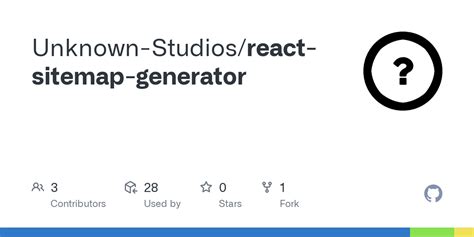 Github Unknown Studios React Sitemap Generator