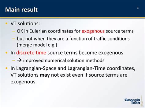 The Impact Of Source Terms In The Variational Representation Of Traffic Flow Ppt