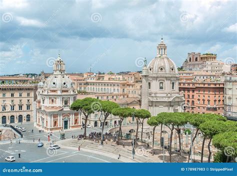 The Church Of Santa Maria Di Loreto Left The Church Of The Most Holy