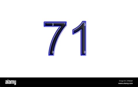 Number 71 Cut Out Stock Images Pictures Alamy