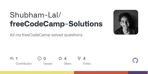 Github Shubham Lal Freecodecamp Solutions All My Freecodecamp Solved