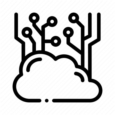 Cloud Computing Technology It Data Icon Download On Iconfinder
