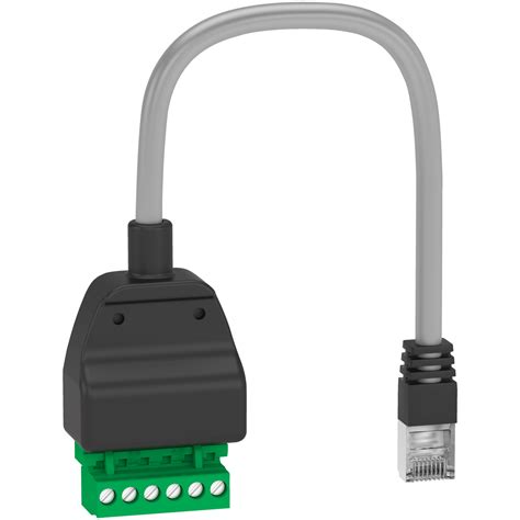 Modbus Adaptor Cable Compact Masterpact Rj45 To Open Connector