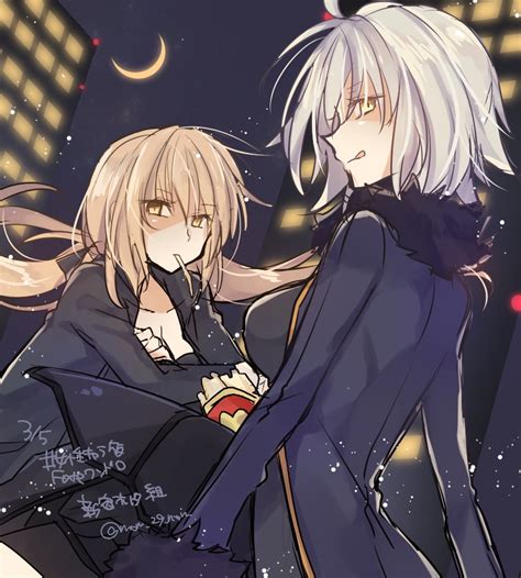 Artoria Pendragon Jeanne Darc Alter Saber Alter And Jeanne Darc