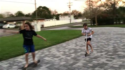 Skateboard Vs Scooter Youtube
