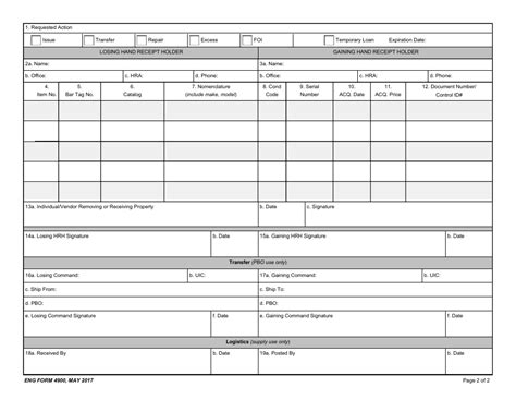 Eng Form 4900 Fill Out Sign Online And Download Fillable Pdf Templateroller