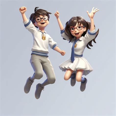 Premium Ai Image Smiling Japanese Girl Engaged In Learning With