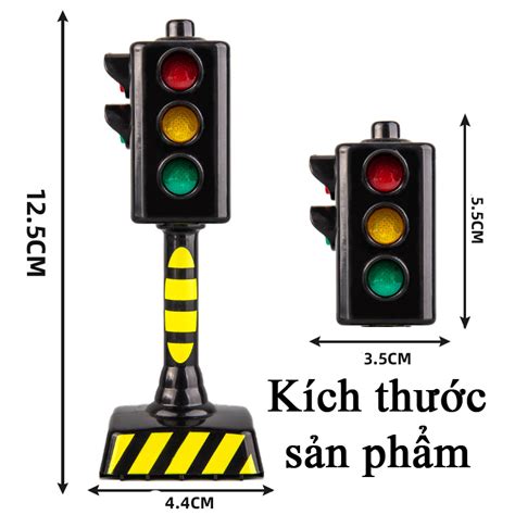 Kavy Traffic Light Model With Music And Large Lights With Carrying Case Shopee Malaysia
