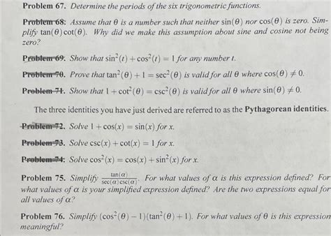 Solved Problem 67 Determine The Periods Of The Six
