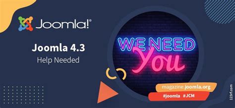 How You Can Help Joomla 43 Forward The Joomla Community Magazine