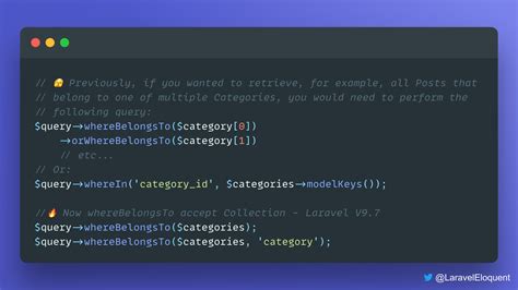 laravel eloquent on twitter for sure you need to upgrade to laravel