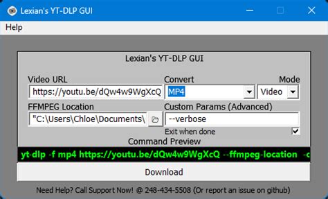 YT DLP GUI By Lexian Droid