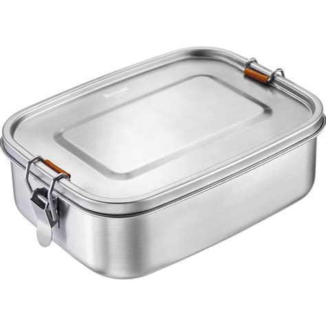 WESTMARK Lunchbox Viva Mini 6 1 Cm Hoch 1100 Ml Silber OFFICE Partner