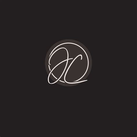 Initials Jc Logo Monogram With Simple Circle Line Style 28106406 Vector Art At Vecteezy