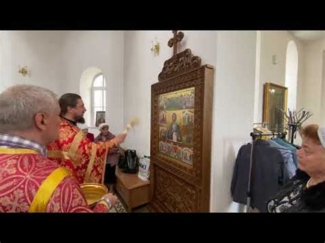 Освящение икон святого праведного Симеона Верхотурского и святого ...