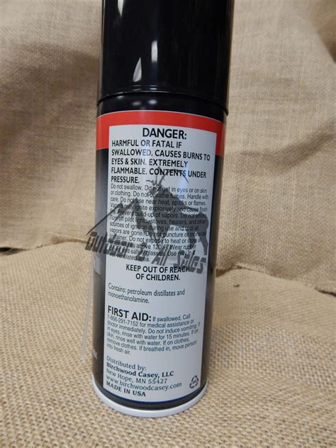 Birchwood Casey Bore Scrubber In Cleaner Fl Oz Gr Aerosol Outdoor And All Sales