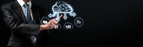 Premium Photo Cloud Computing Power Enhance Cloud Strategy For Business Faas