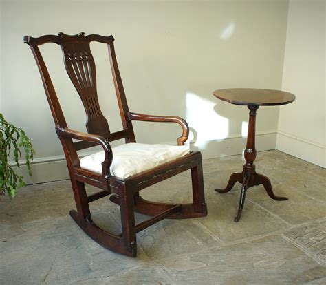 18th Century Walnut Chippendale Rocking Chair