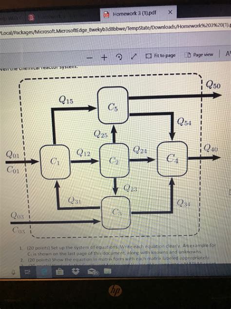 1 20 Points Set Up The System Of Chegg Com
