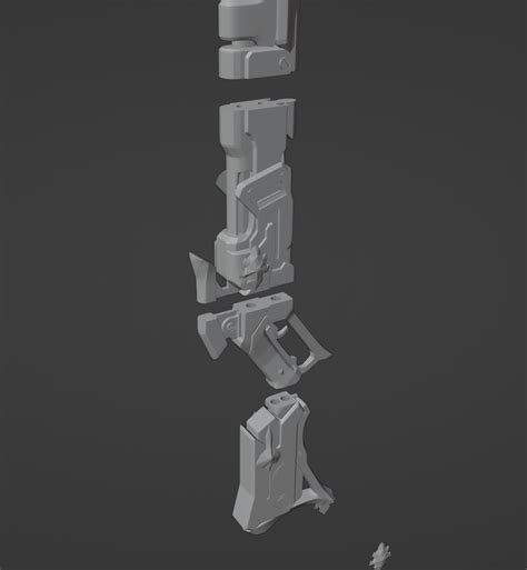 ⭐ Honkai Star Rail Bronya Rifle Digital 3d Model Files Honkai