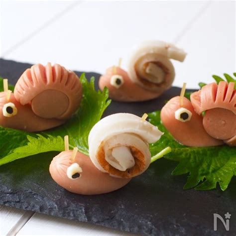 ウインナーで、カタツムリ🐌 By きゃらきゃら レシピサイト Nadia ナディア プロの料理家のおいしいレシピ