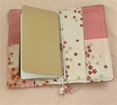 Refillable Standard Traveler S Notebook In Pink Sheep S Leather And