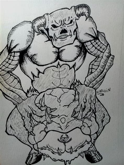 Rule 34 4 Fingers Abs Ambiguous Penetration Baron Of Hell Doom Black And White Bored Bored