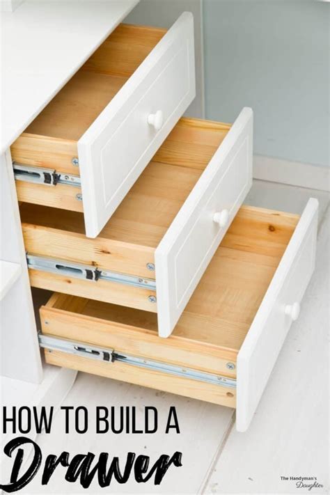 How To Build A Drawer 3 Different Methods The Handyman S Babe