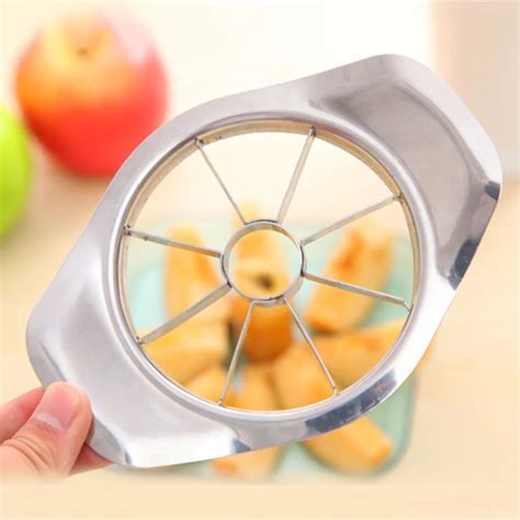 Stainless Fruit Cutter Steel Apple Slicer Chopper Dicing Peeler Corer
