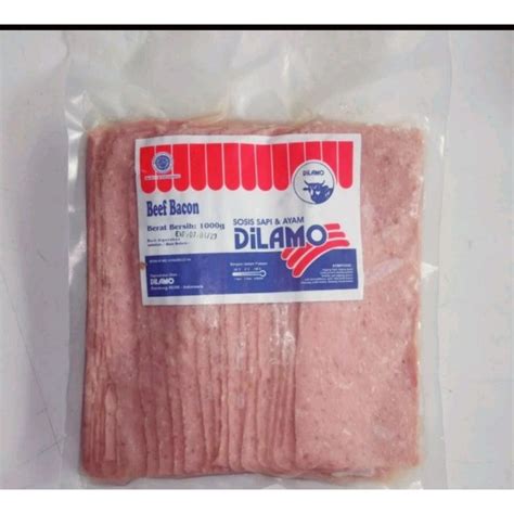 Jual Beef Bacon Slice 1000 Gram Shopee Indonesia
