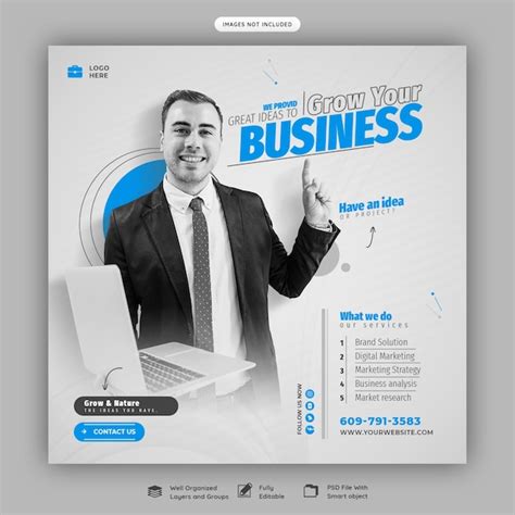 Banner De Agencia De Marketing Digital Y Redes Sociales Corporativas O