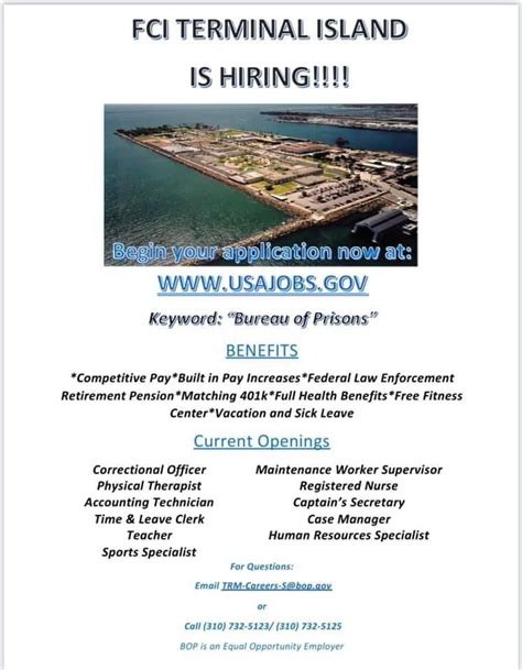 Felicia Stromile On Linkedin Fci Terminal Island Is Having A Hiring