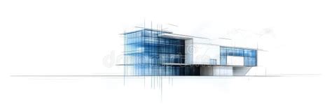 Modern Architecture Sketch A Vision Of Innovation And Style Symbolizing