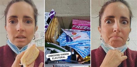 Elecciones 2021 Paulina Cocina Mostró La Caja Con Comida Que Le Dieron