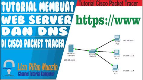 tutorial membuat web server dan dns di cisco packet tracer youtube