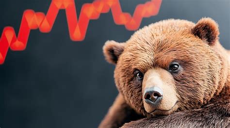 Bearish Portfolio Decreasing Value Premium Ai Generated Image
