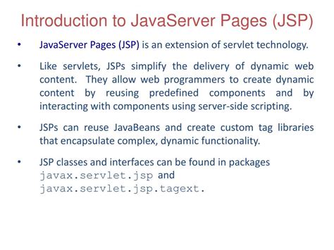 Ppt Introduction To Javaserver Pages Jsp Powerpoint Presentation Free Download Id3844996